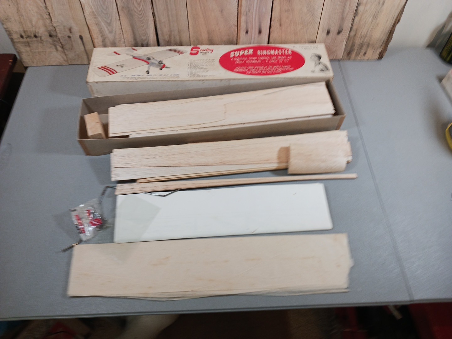 Vintage Sterling Super Ringmaster Model Control Line Airplane Kit | eBay