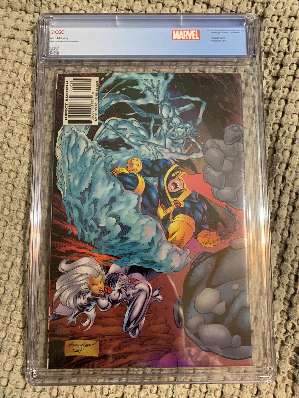 X-men 50 Foil CGC 9.6 Onslaught Cameo 1996 Custom Label | eBay