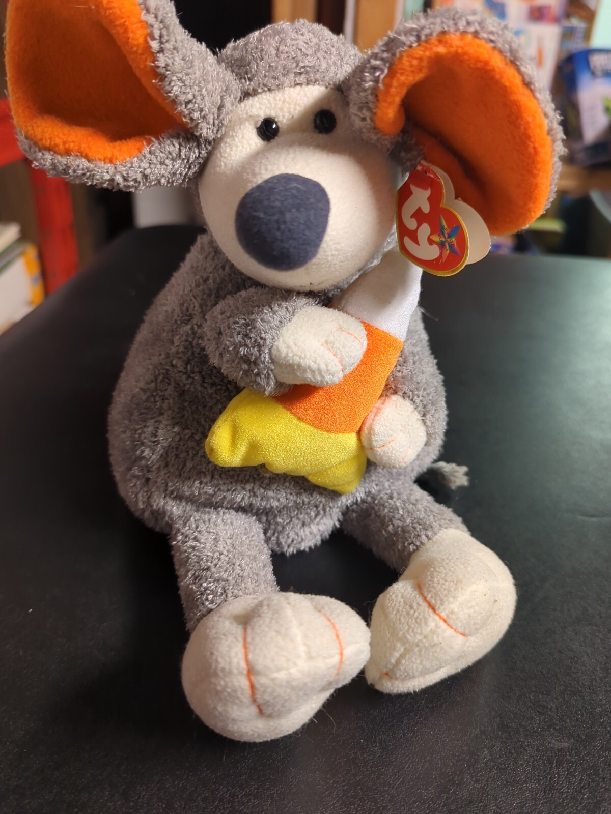 Ty 2005 RATZO Beanie Buddy Halloween Rat With Tags Plush Gray 13" Pb2 ...
