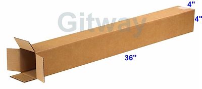 25 4x4x36 Tall Long Cardboard Shipping Golf Club Umbrella Pole Box ...