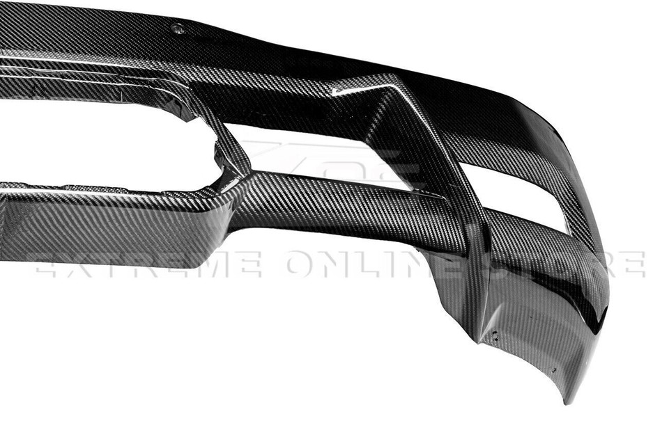 CARBON FIBER Rear Diffuser For 23-Up Corvette C8 Z06 GM Factory Bumper ...