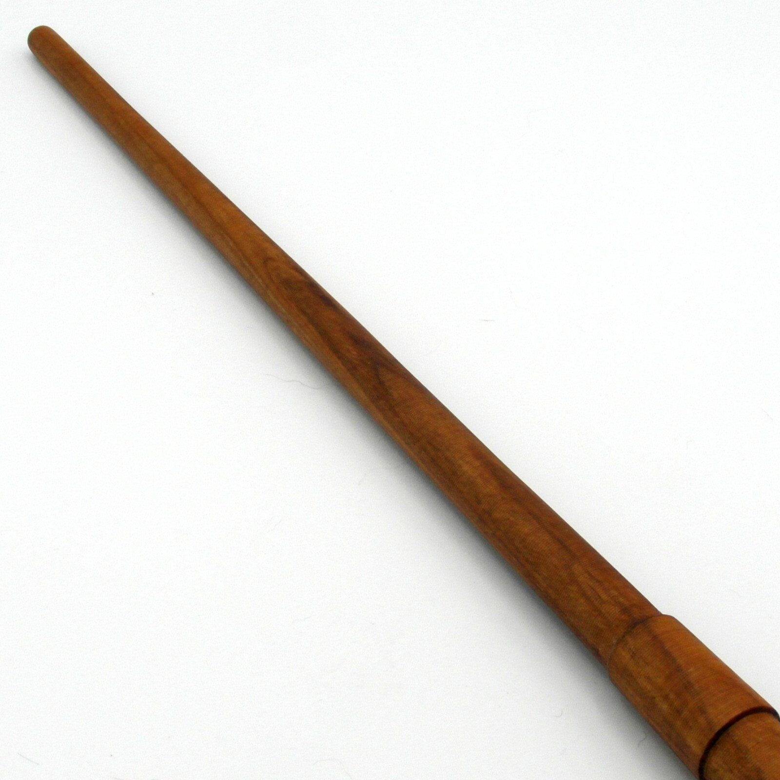 15" Hand Turned Theseus Mahogany Wood Magic Wand Wizard Witch Wicca w ...