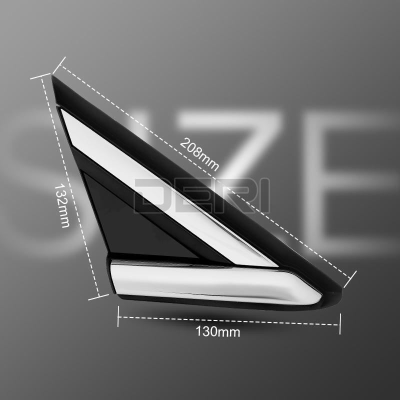 Right Side Mirror Triangle Fender Corner Molding Trim For Ford Fusion ...