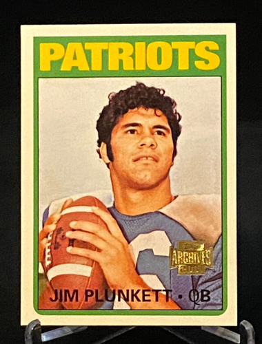 2001 Topps Archives 72 Reprint #75 Jim Plunkett New England Patriots | eBay