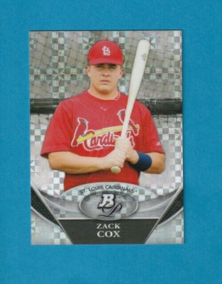 2011 Bowman Platinum PROSPECTS X-FRACTORS # BPP18 Zack Cox ST. LOUIS CARDINALS | eBay