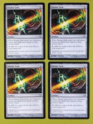 Khalni Gem x4 Zendikar 4x Playset Magic the Gathering MTG | eBay