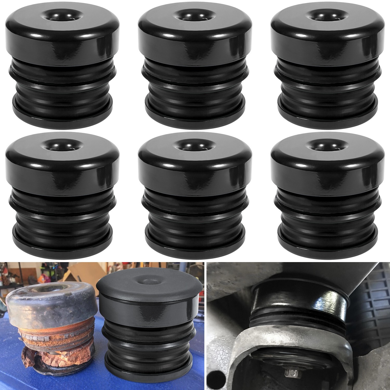 Silicone Body Mount Kit for 2008-2016 Ford F250 F350 Standard&Extended ...