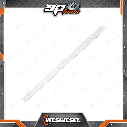 SP Tools Stainless Steel Ruler - 600mm/24 Inch Metric/SAE Two Sides ...