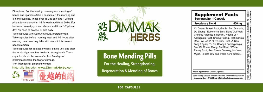 Bone Mending Pills by Bone Fracture Healing Supplement Bone ...