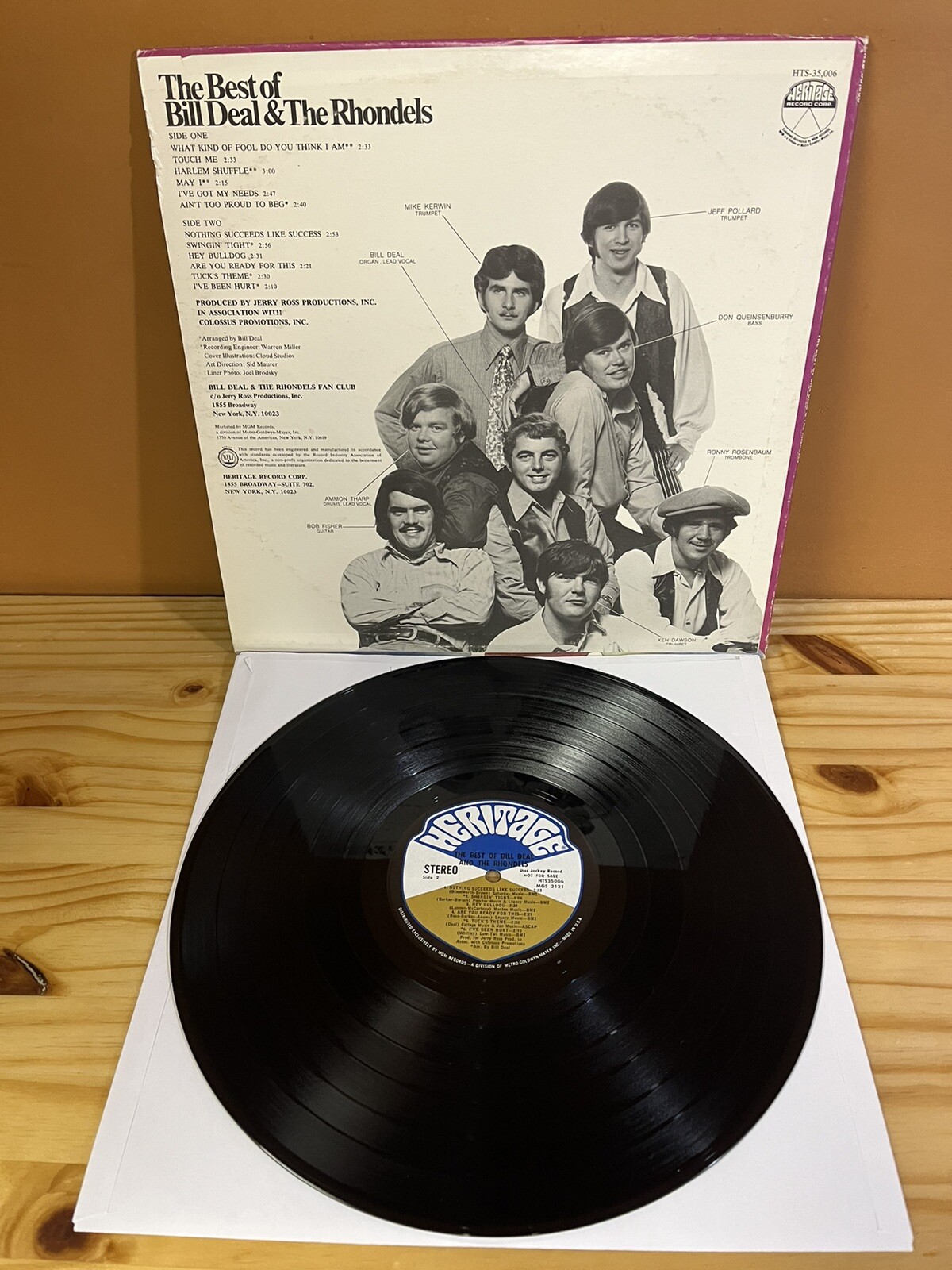 Bill Deal & The Rhondels – Best Of 1970 HTS-35,006 DJ COPY LP VG EX | eBay