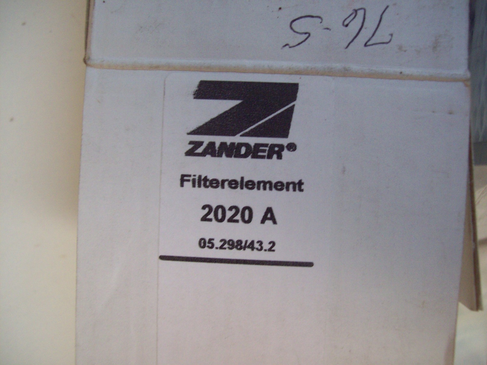 OLD STOCK ZANDER FILTER ELEMENT 2020-A for sale online | eBay