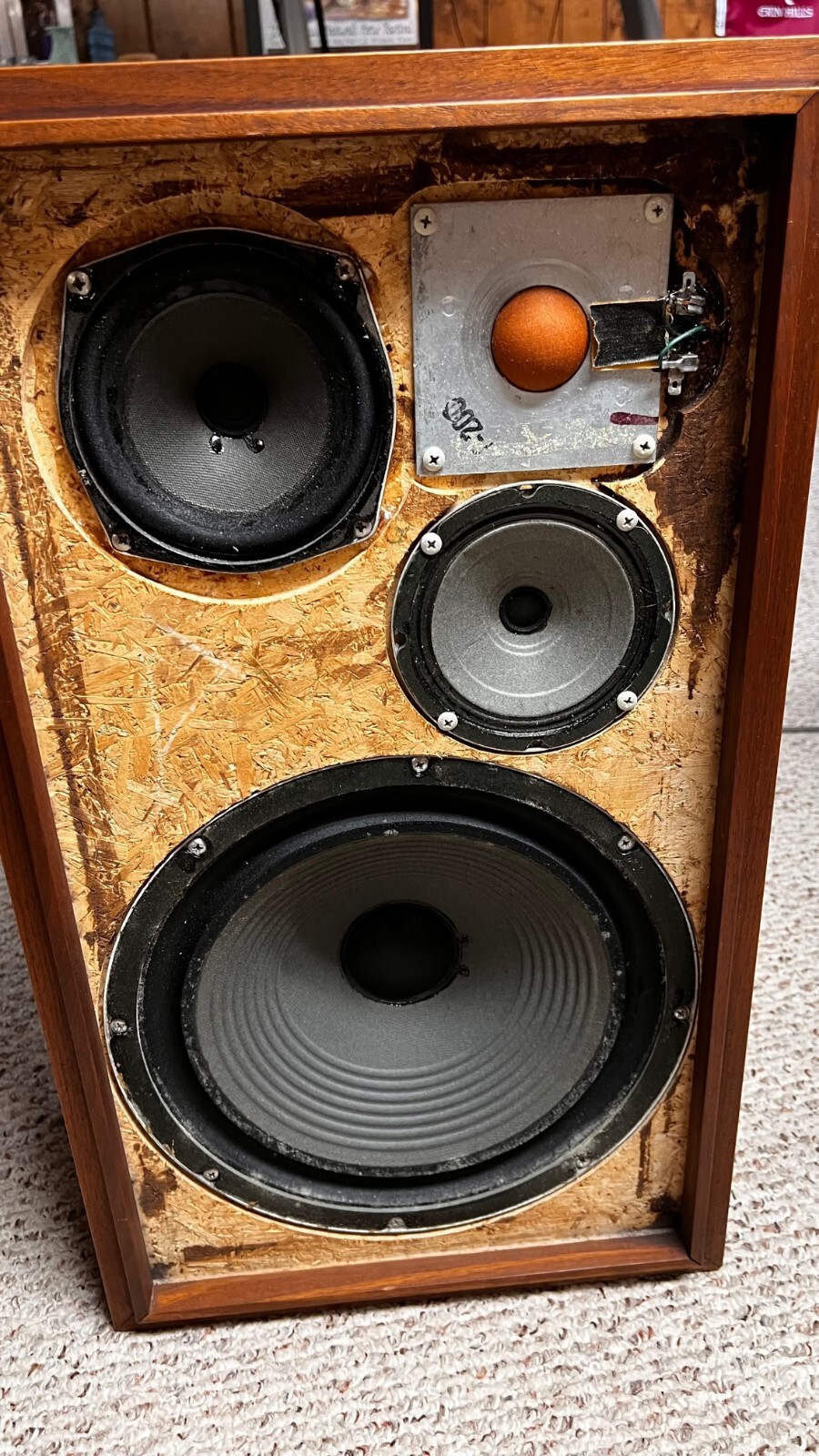 Vintage pair of Fisher XP-9b speakers. Extremely rare and fully ...