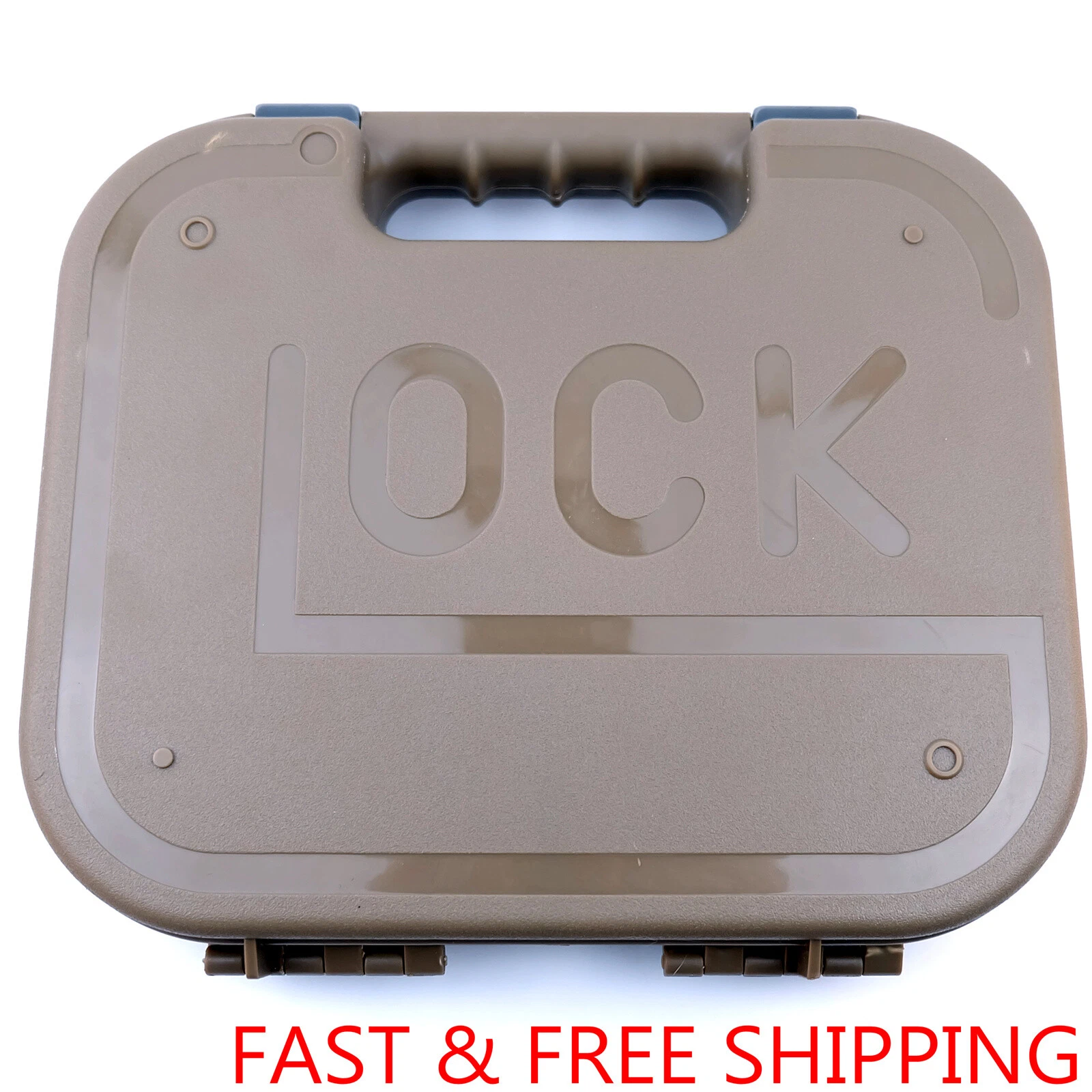 Tan FDE Glock Pistol Hard Case Glock Lockable FDE Pistol Case Hard ...