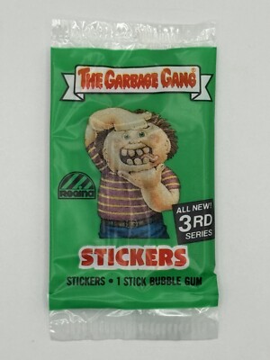 1985 The Garbage Gang Garbage Pail Kids Series 3 Sealed Pack Regina ...