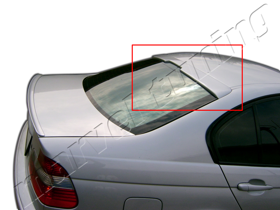 Rear Roof Window Spoiler BMW E46 Serie 3 ( 4 DOOR SALOON ) | eBay UK