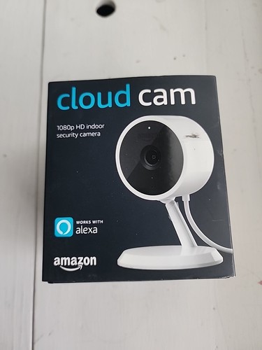 Brand NEW Sealed Amazon Cloud Cam Indoor Security Camera works with Alexa White 841667127033 | eBay