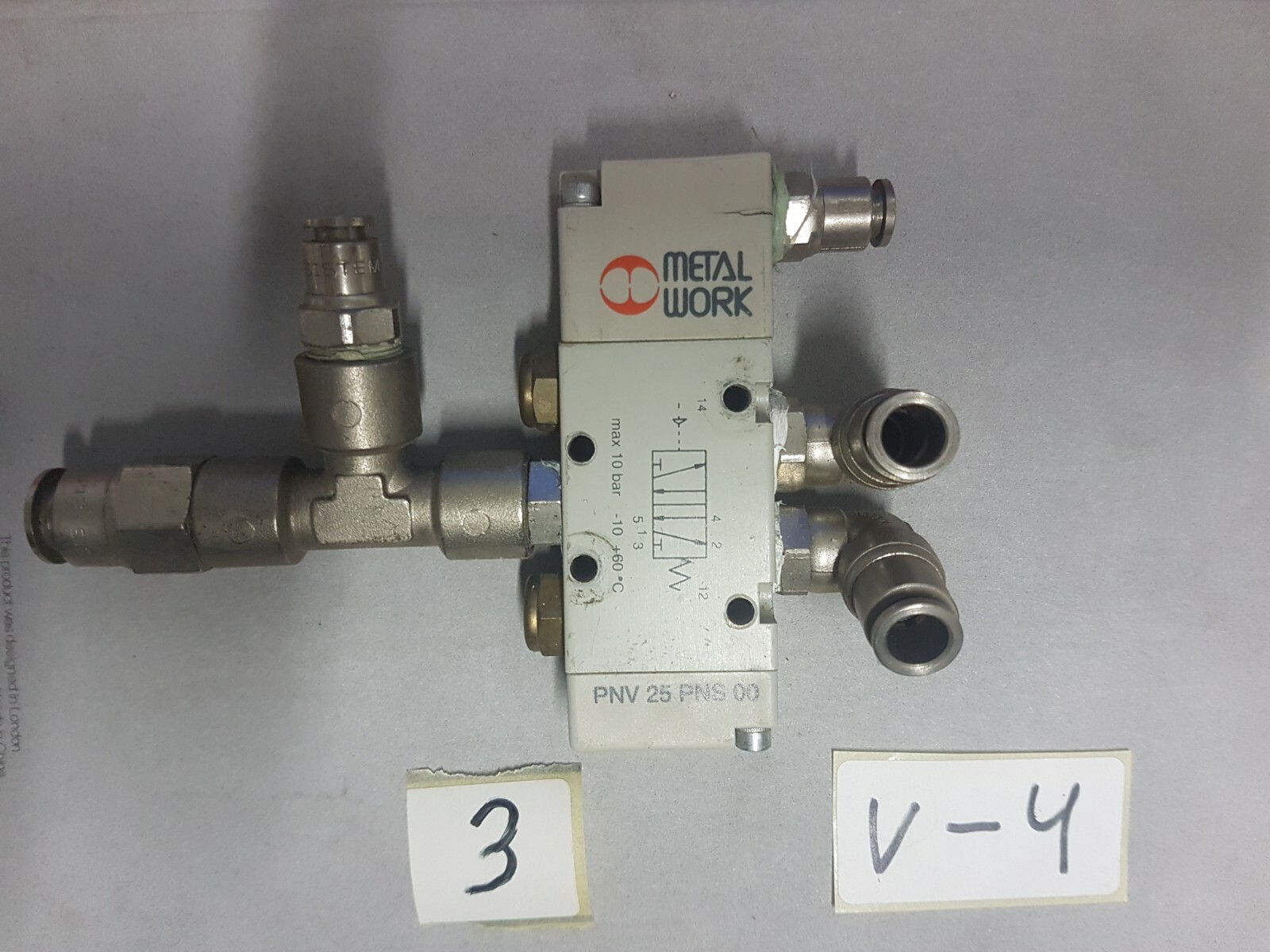 METAL WORK PNV 25 PNS 00 Series 70 Pneucatic Valve | eBay