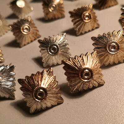 Original German WW2 - 2x Pip for Shoulder Boards - 2 pieces 16 by 16 mm ...