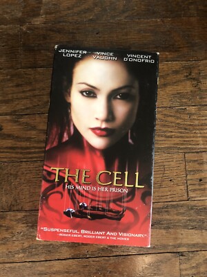 Vintage Horror The Cell VHS 2000 Jennifer Lopez Vince Vaughn Vincent D ...