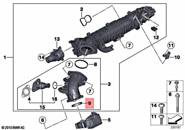 Genuine BMW MINI X1 X3 X5 X6 Cooper One E60 E61 E70 Profile-Gasket ...