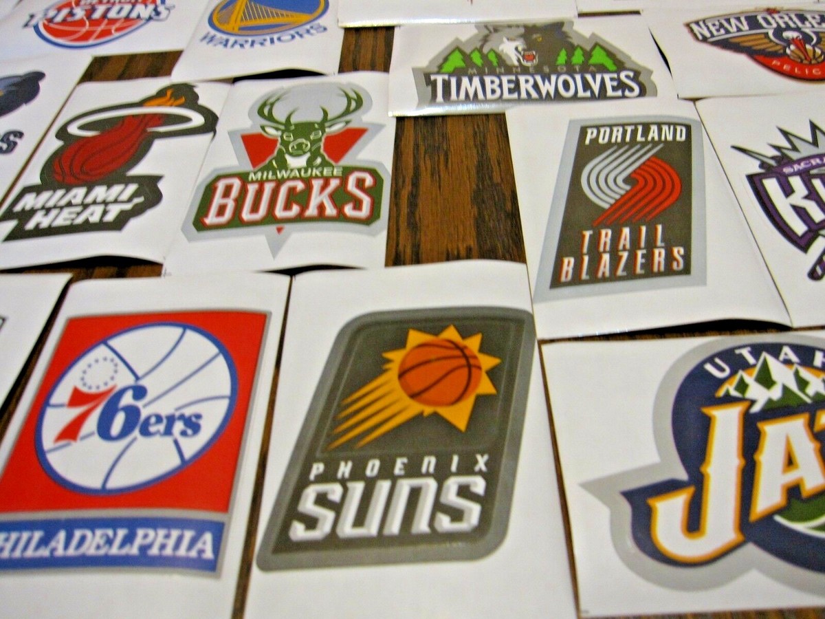 Nba Basketball Team Logo Decal Pick Your Team Diecut