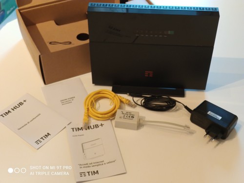 Modem ZTE TIM HUB+ ZXHN H388X Modem con WiFi 6 - Fibra - Nero | eBay