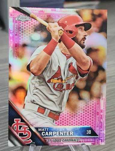 2016 Topps Chrome - Matt Carpenter #157 Pink Refractor for sale online ...