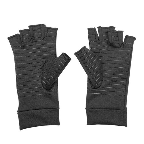 ARTHRITIS GLOVES COPPER COMPRESSION FINGER PAIN RELIEF HAND WRIST ...