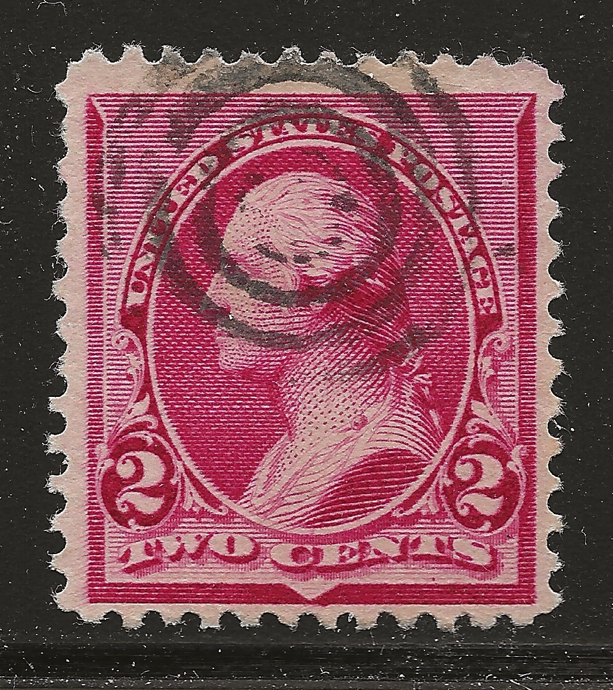 US Scott #220, Single 1890 George Washington 2c FVF Used | eBay