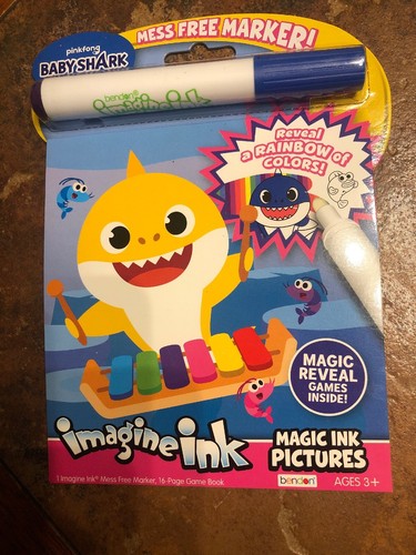 Imagine Ink Mess Free Marker Pinkfong Baby Shark NEW | eBay