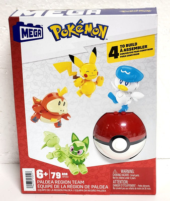 MEGA Pokemon Paldea Region Team Building Toy Kit - 79pcs | eBay
