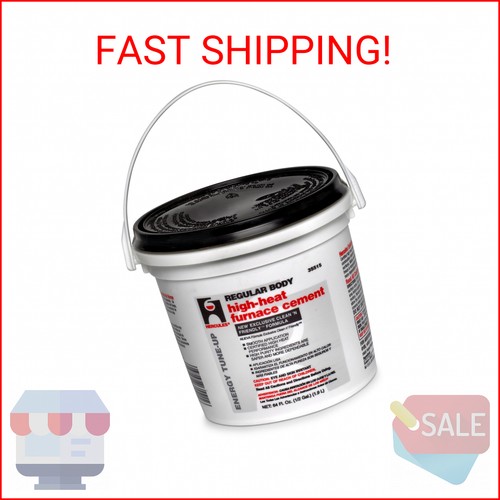 Oatey 35515 Regular Body High Heat Furnace Cement, 1/2 Gallon Bucket ...
