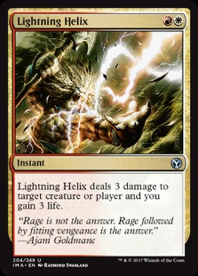 MTG English Lightning Helix NM Normal Iconic Masters | eBay