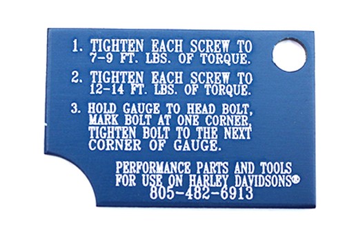 Evolution Head Bolt Torque Gauge Tool fits Harley Davidson | eBay