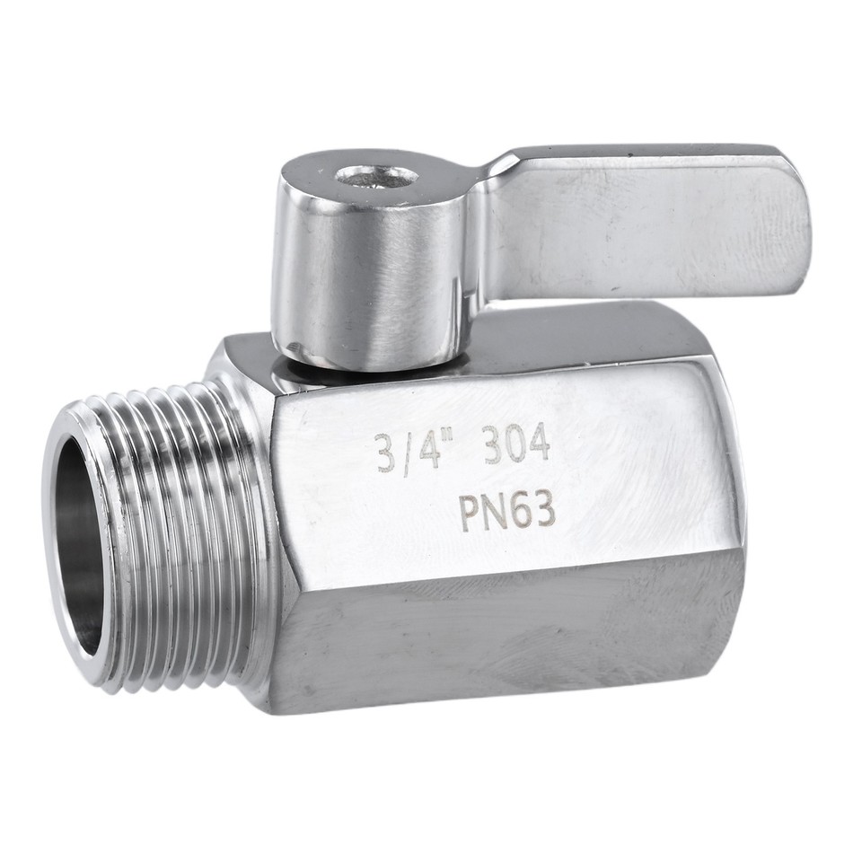 Ball Valve Connector Garden Hose 3/4" Shut Off Valve Thread Easy ...