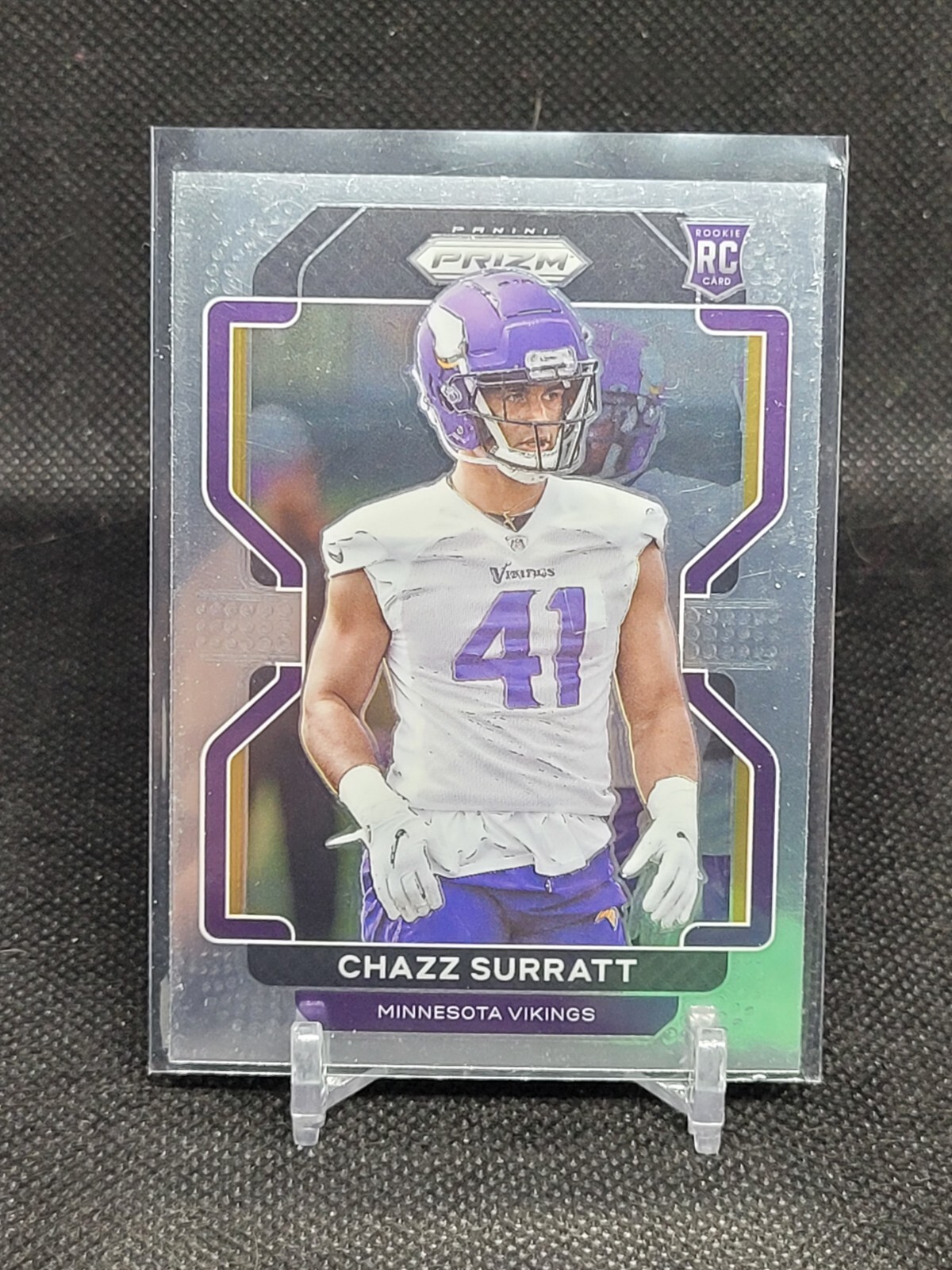 2021 PANINI PRIZM FOOTBALL CHAZZ SURRATT BASE ROOKIE VIKINGS #419 (JP ...