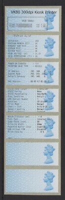 MACHIN BLUE CL17S PRINTER SETUP TEST STRIP TYPE 2 S/F CODE BOX POST GO ...