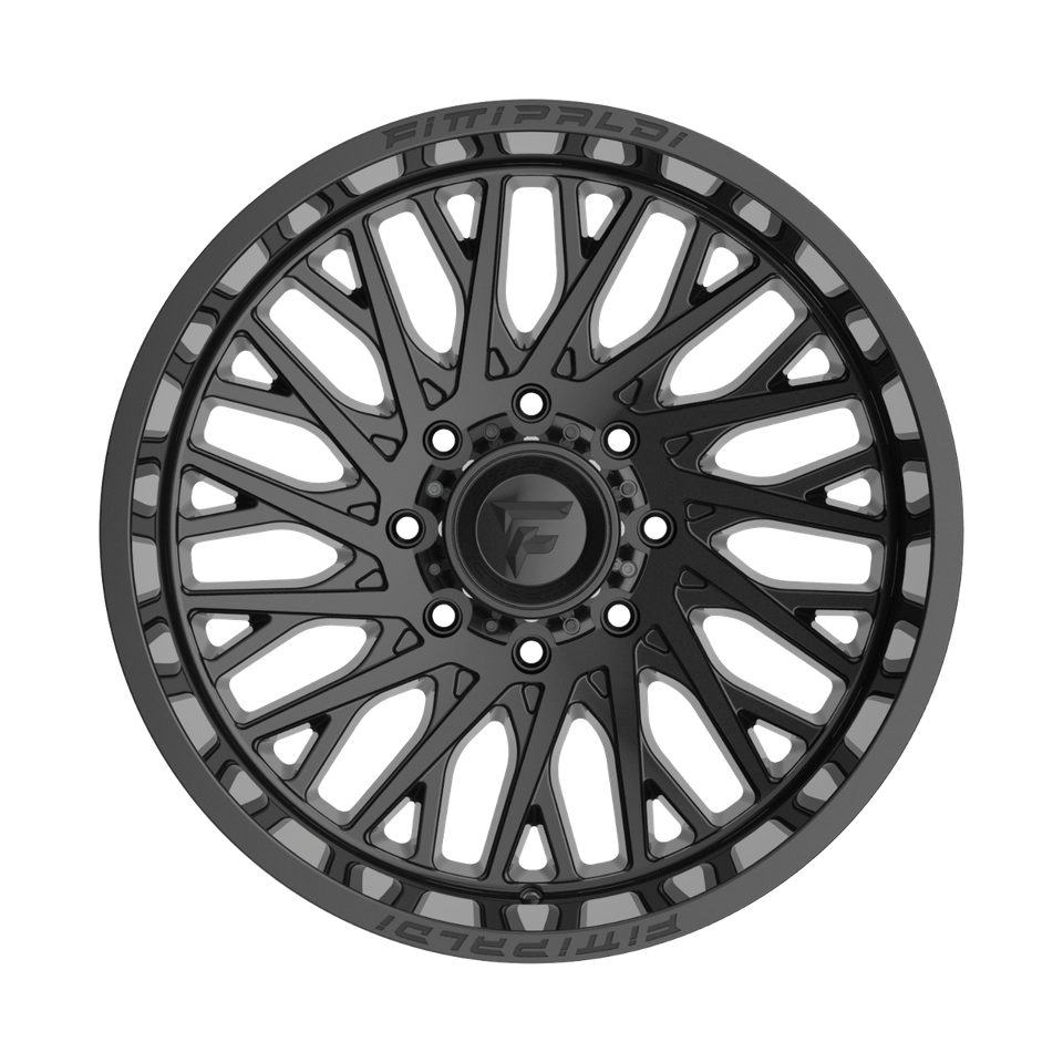 Set 4 22" Fittipaldi Off Road FA08GB Gloss Black 22x10 Wheels 8x180 ...
