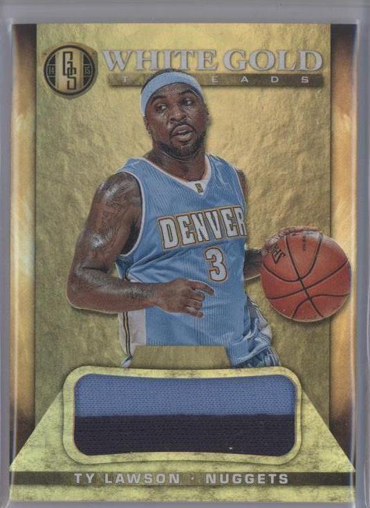 2014-15 Panini Gold Standard - White Gold Threads Ty Lawson #21 Prime ...