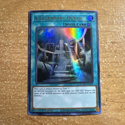 🔥 Yugioh A Legendary Ocean MAMA-EN079 ULTRA RARE 1ST EDITION HOLOFOIL ...