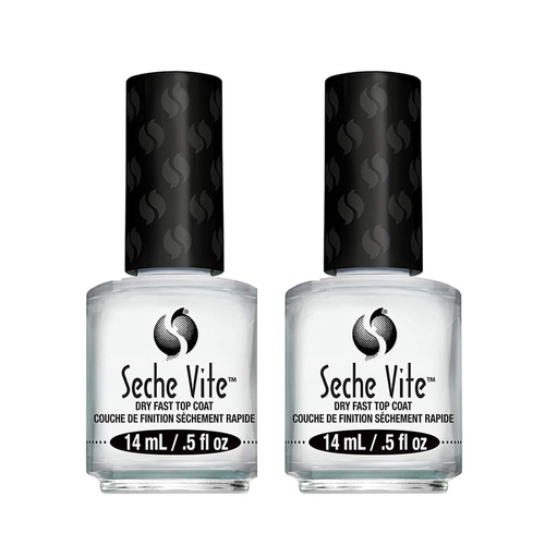 Vite Dry Fast Top Coat for Nail Polish and Manicure, 0.5 Oz, 2-Pack ...