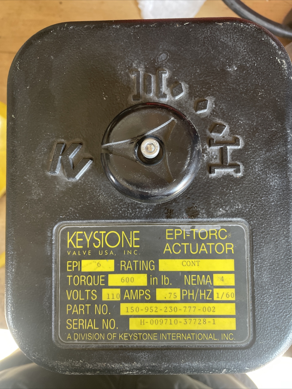 keystone Epi-torc actuator Epi 6 150-952-230-777-002 | eBay