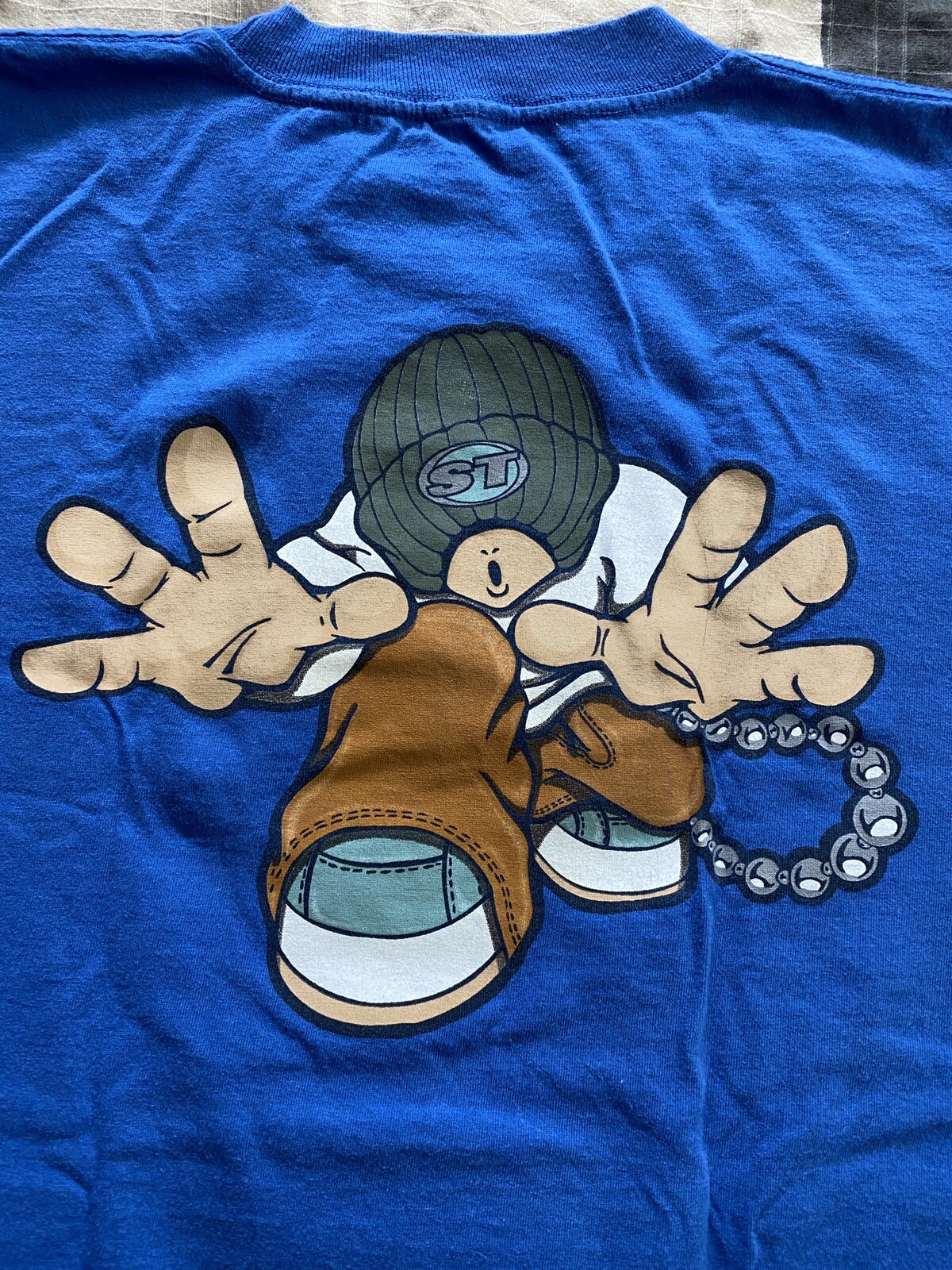 Vintage Rave Cartoon Character Graffiti Style tee shi… - Gem