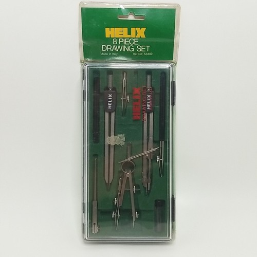 Vintage Helix 8 Pieces Drawing Set Made In Italy | eBay