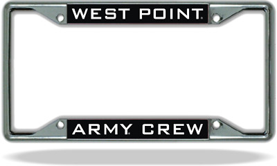 West Point CREW Black License Plate Frame | eBay