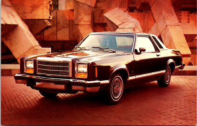 Postcard Canfield Ohio Colonial Ford Mercury Inc Granada Ghia 2 Door ...