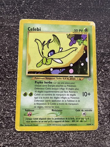 CELEBI RARE - POKÉMON 16/64 NEO RÉVÉLATION ÉDITION 2 FR | eBay
