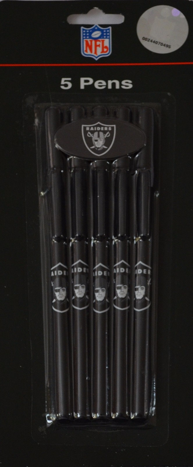 Oakland Raiders 5 Pens | eBay