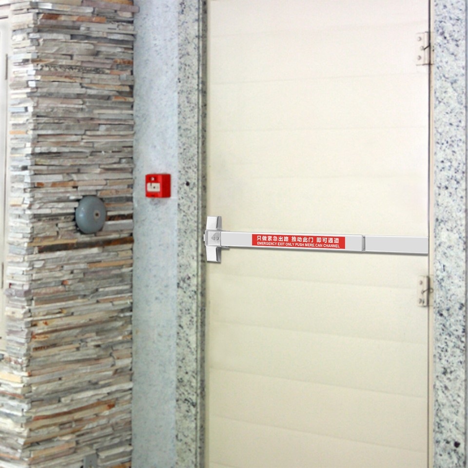 Panic Exit Device Emergency Lock Hardware Latches Door Push Bar Heavy ...