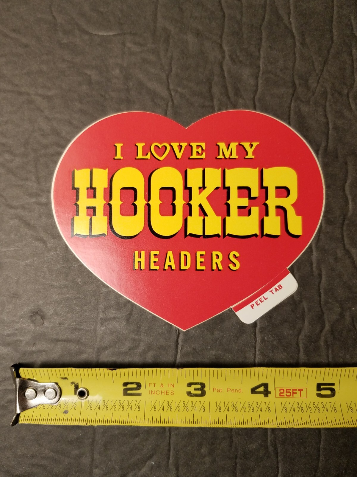 I LOVE MY HOOKER HEADERS VINTAGE AUTOMOTIVE RACING DECAL / STICKER | eBay